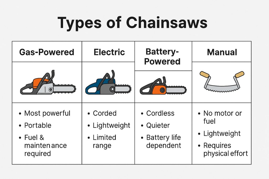 Chainsaws types: Which One Is Right for You?